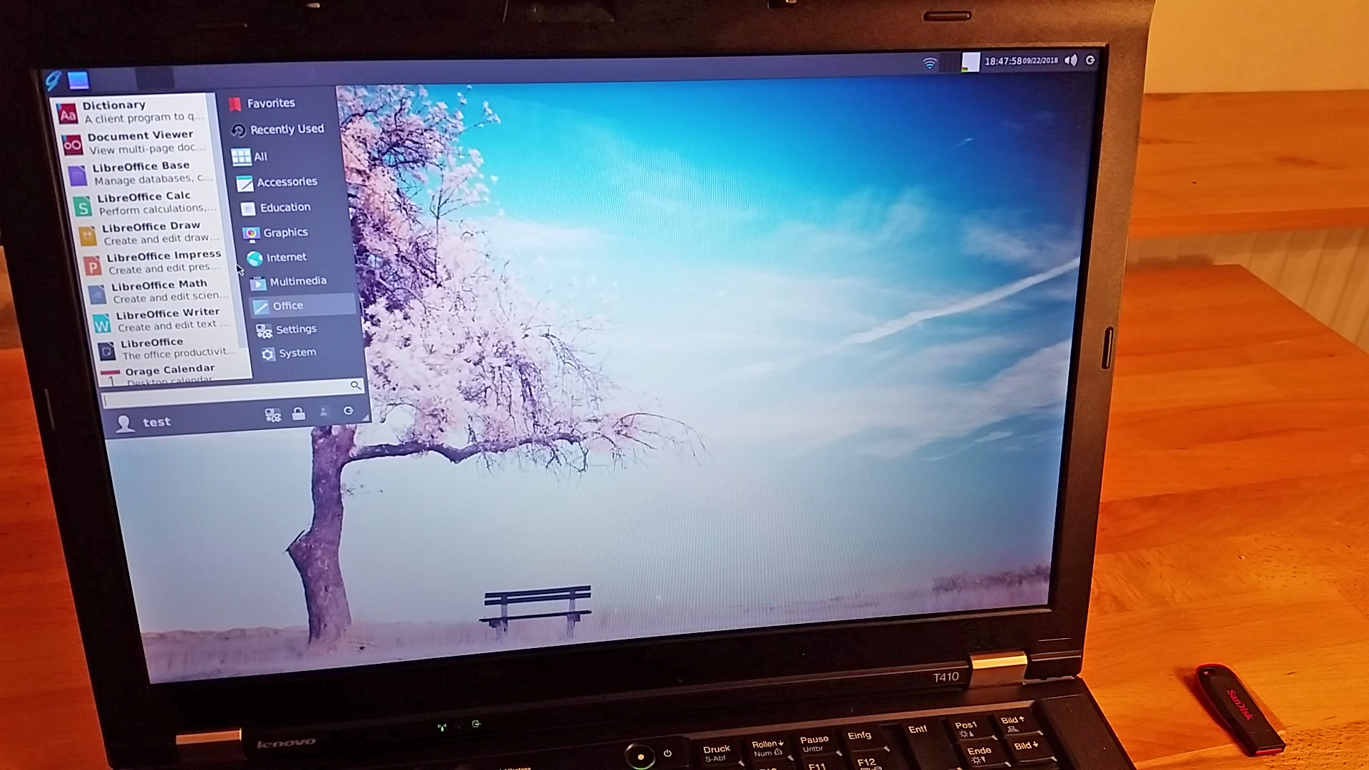 GhostBSD tested on real hardware T410 – better than TrueOS? – PANORAMA ...